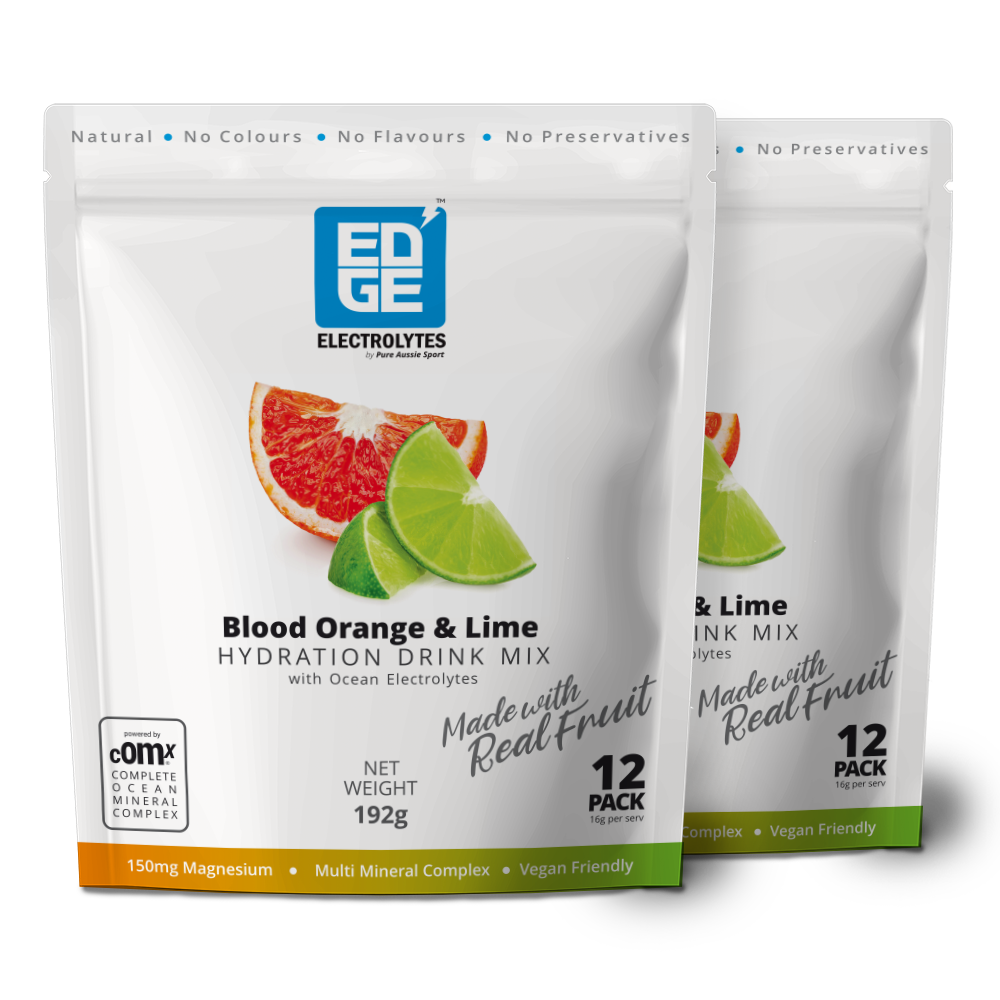 Natural Electrolyte Replacement Sachets in Orange & Lime | EDGE – Edge ...
