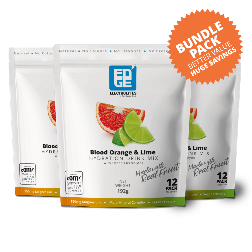 Natural Electrolyte Replacement Sachets in Orange & Lime | EDGE – Edge ...