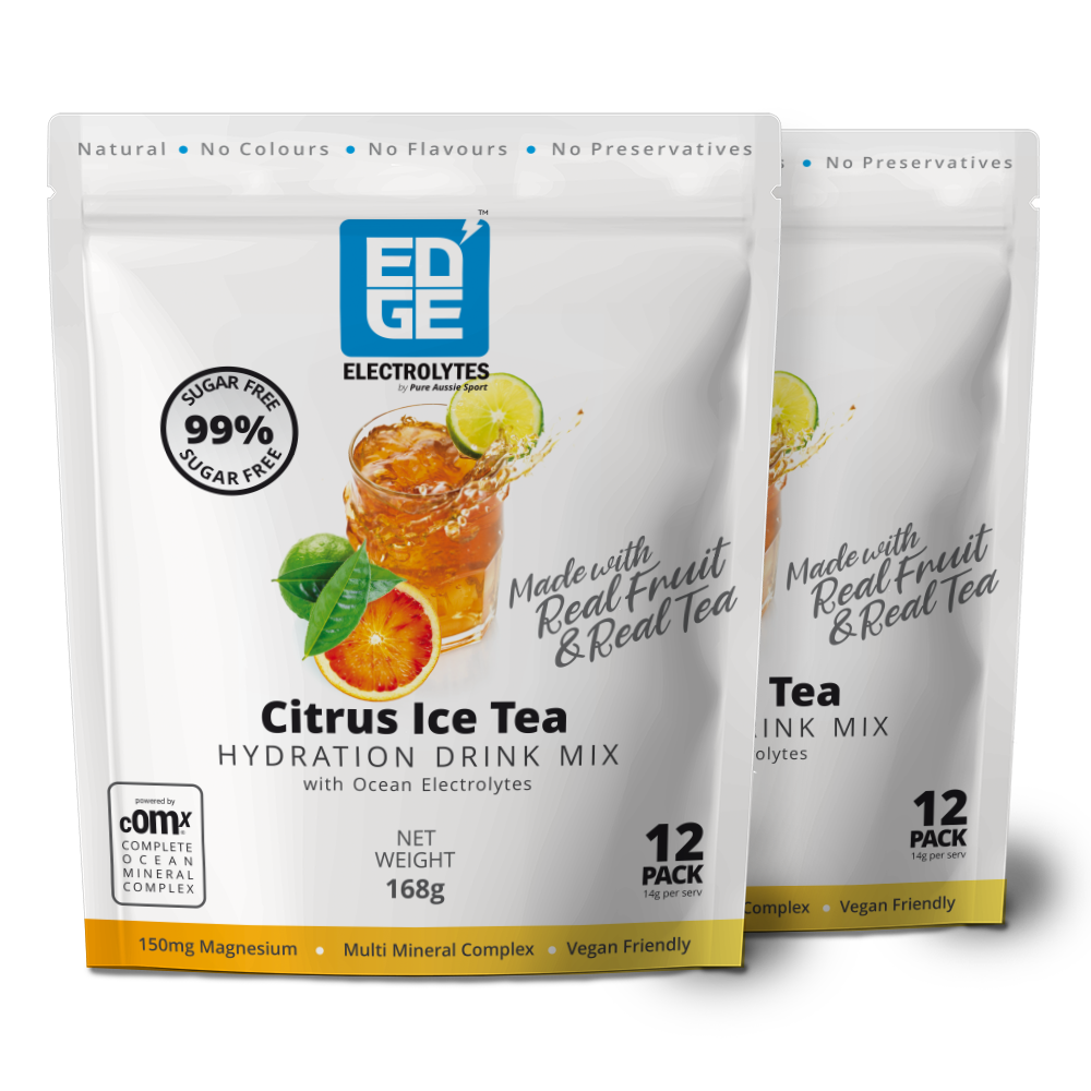 Natural Sugar Free Electrolyte Replacement Sachets Citrus Ice Tea ...
