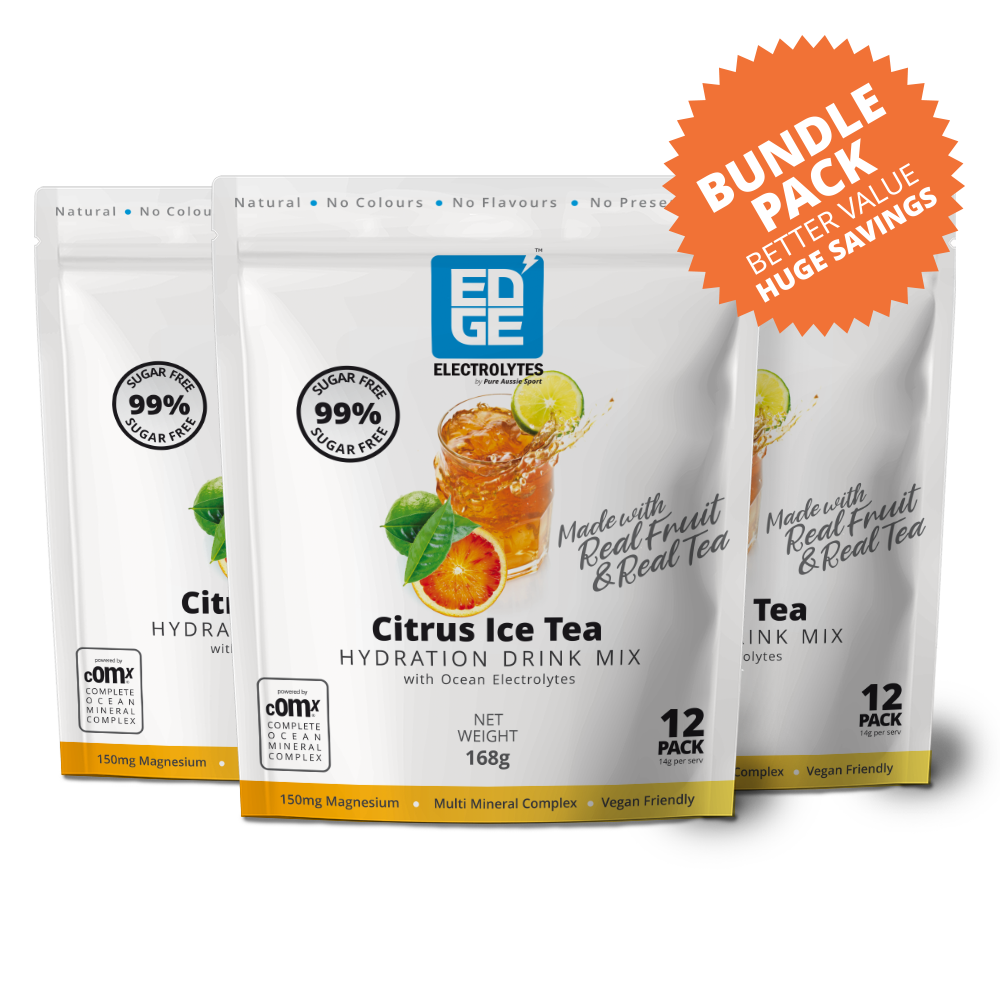 Natural Sugar Free Electrolyte Replacement Sachets Citrus Ice Tea ...