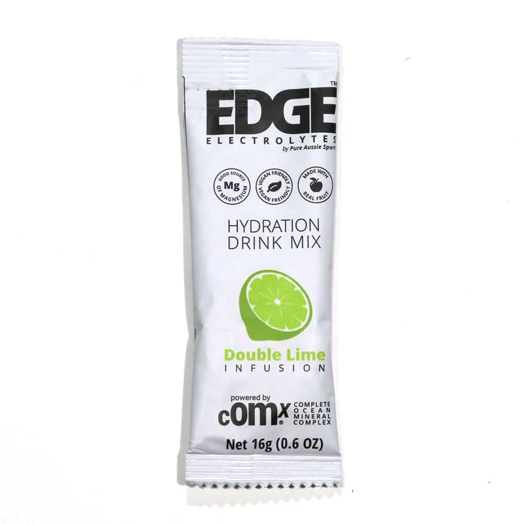 Natural Electrolyte Replacement Sachets in Double Lime | EDGE – Edge ...